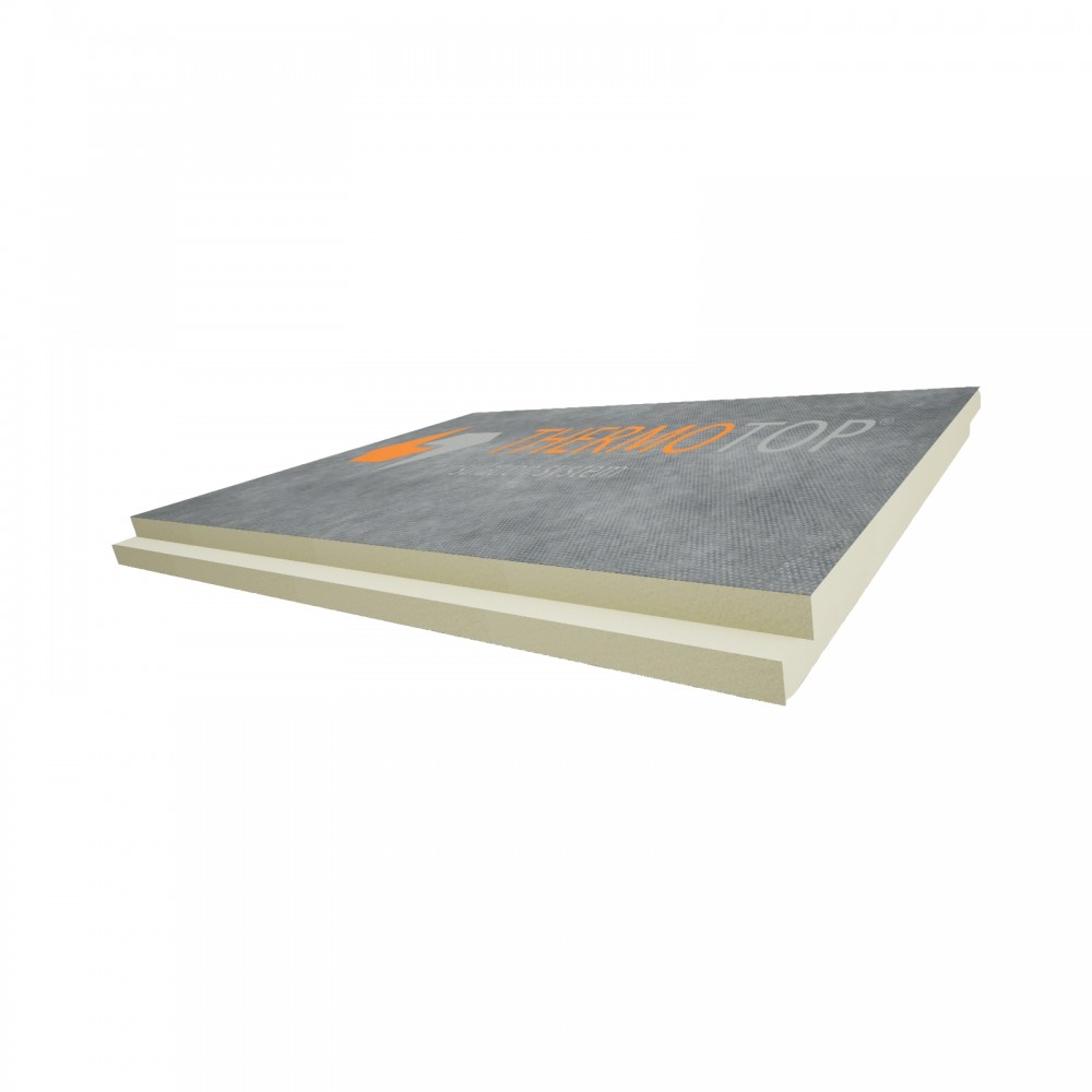 Placa termoizolanta din spuma PIR 50mm BV/BV Thermotop